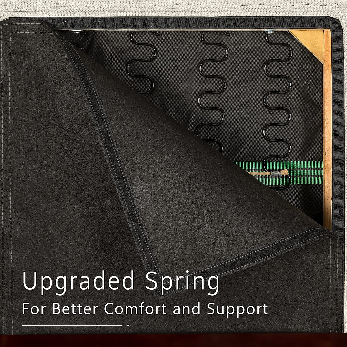 Okeysen Nursery Rocking Chair with Ottoman,Upholstered Rocker Chair Glider Chair for Nursery,Nursing Chair with Footrest,Mid Century Modern Accent Armchair for Nursery Bedroom Living Room