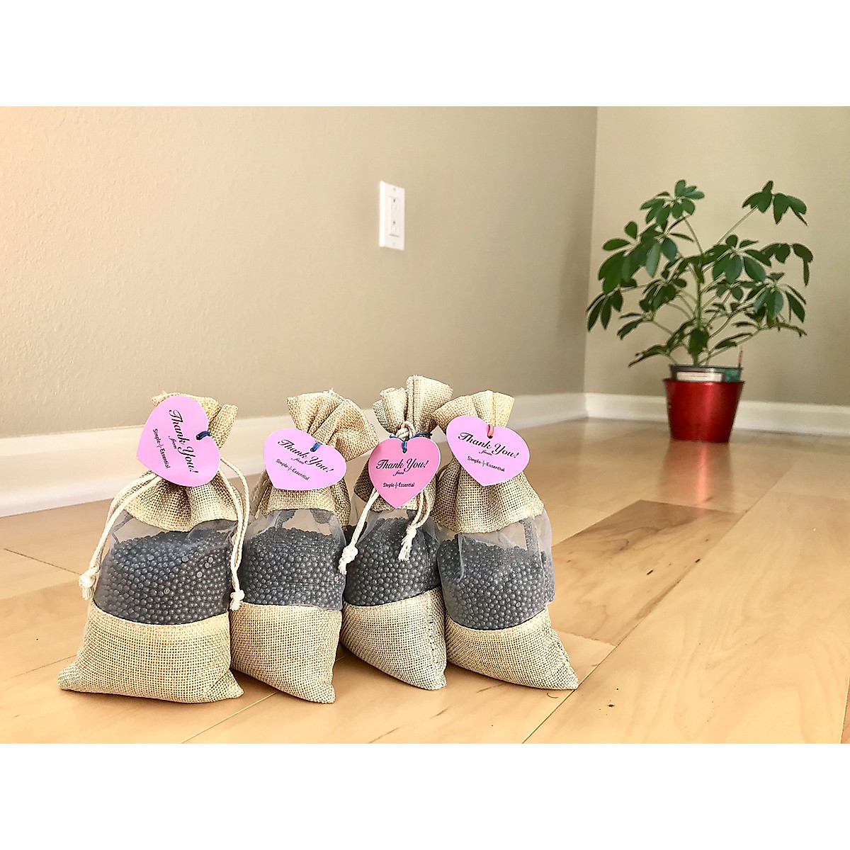 SimpleAndEssential Activated Carbon Moisture Absorber Deodorizer Bags (2 x 250g bags)