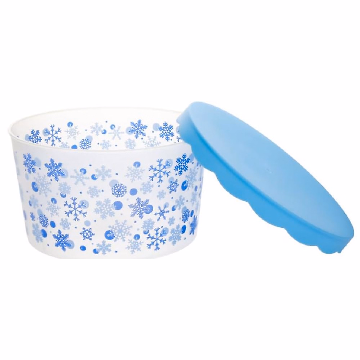 Christmas Food Containers with Lids For Holiday Baked Goods, Food Gifts, Treats, Candy - Plastic - Large Approx 4x8 Inches - Set of 3