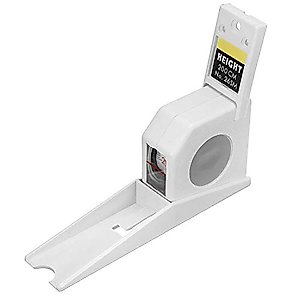 2m/78.7'' Stadiometer Right-Angle Telescopic Tape Measure, Wall Mounted Growth Stature Meter Measure Home Use Adult Children Roll Ruler Height Measuring Tool(White)