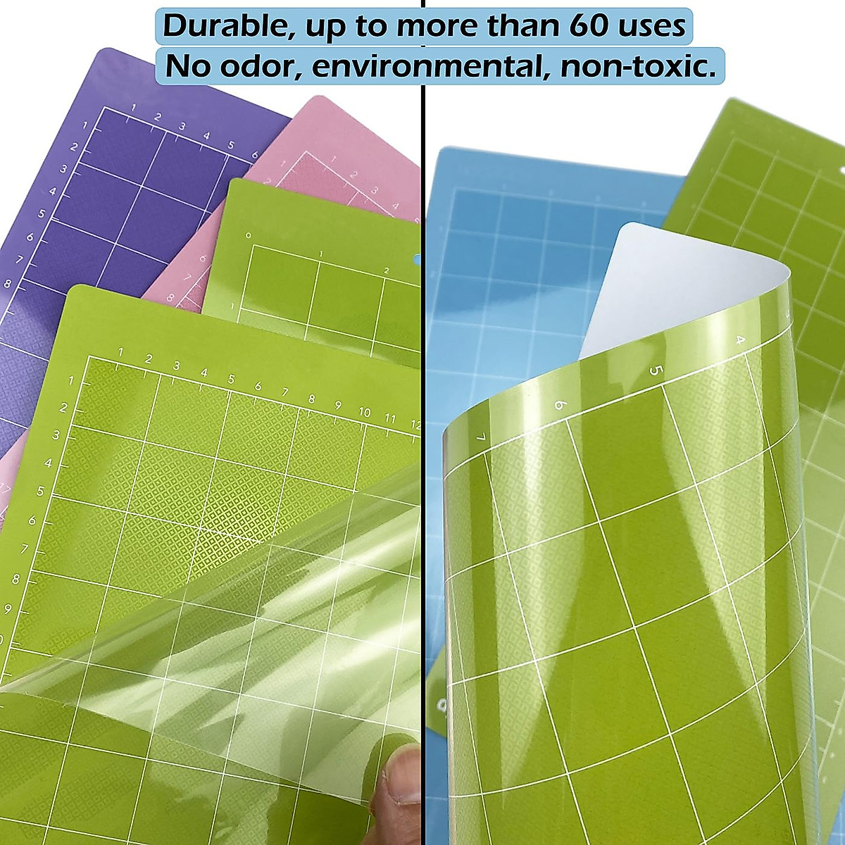 ReArt Standard Grip Adhesive Cutting Mat 6 x 12 Inch For Cricut Expression Machine - 3 Pack