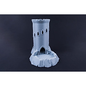 3D Vikings D&D Dice Tower Castle for All Dice Sizes. Perfect Dice Roller for Dungeons and Dragons, Tabletop RPG, Miniature Games and Board Games