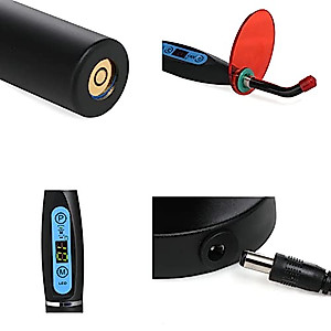 haillusty Portable LED Lamp Easy to Move (Black)