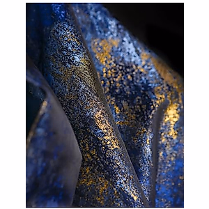 XMTXZYM 2 Meter Double Side Irregular Texture Brocade Jacquard Fabric for Ethnic Handmade DIY Dress Fabric