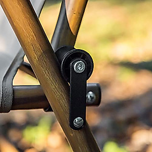 Naturehike 2 Person Folding Camping Chair, Portable Camping Loveseat with Solid Wood Armrest, Double Lawn Chairs for Outdoor Patio Beach Picnic, Supports 350lbs