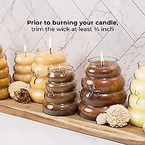 A Cheerful Giver Spring Candles Honey Butter Beehive Jar Candle - 30 Ounces with 150 Hours Burn Time - Gifts for Women