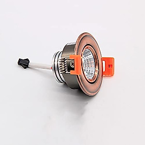 DAKWA 3W Spotlight Aluminum Metal COB Recessed Ceiling Light 3000K/4000K/6000K Selectable Daylight for Home (Size : 6500K White Light)