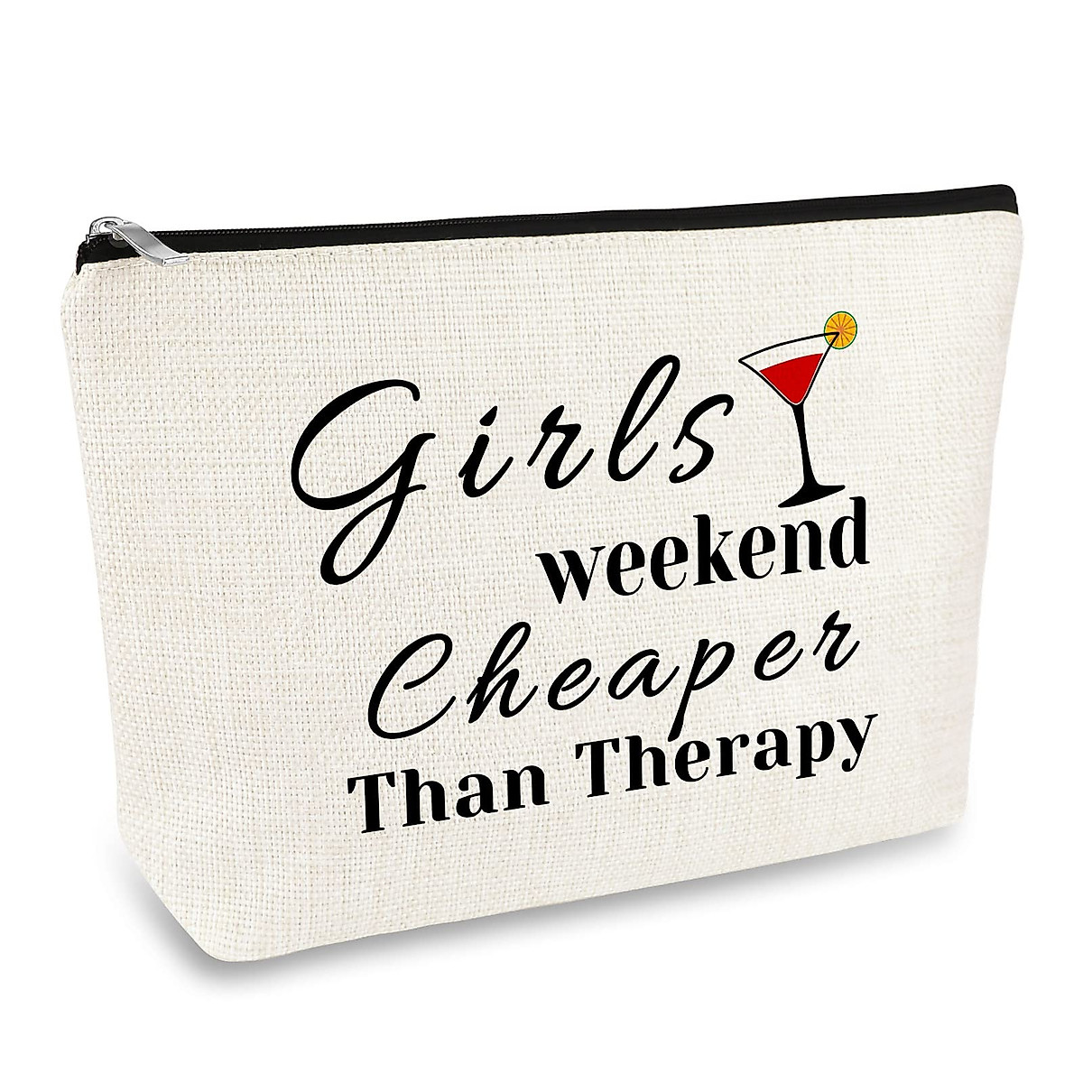 Girls Weekend Gift Travel Makeup Bag Gift for Her Travel Gifts Trip Gift for Best Friends Bestie Gift Cosmetic Bags Friendship Gift Christmas Birthday Gift for Women Girls BFF Travel Cosmetic Pouch
