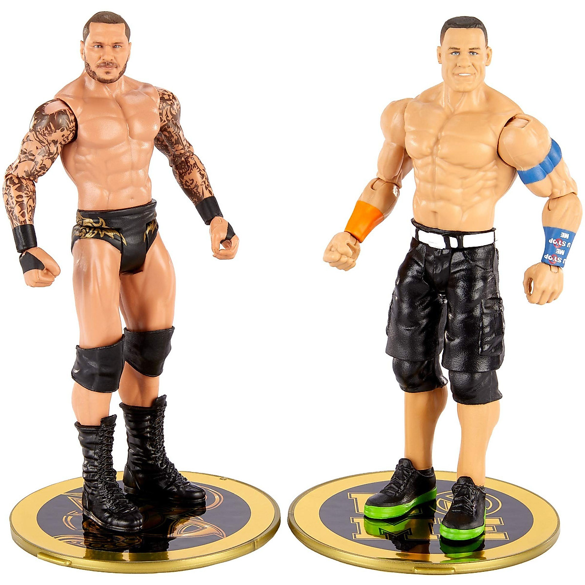 ​WWE John Cena vs Randy Orton Championship Showdown 2 Pack 6 in Action Figures Friday Night Smackdown Battle Pack for Ages 6 Years Old and Up​