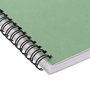 5 Pack Lined Spiral Bound Journal Bulk Set for Students, Kraft Hardcover 6x8 Notebook Refill in 5 Colors, 60 Sheets / 120 Pages