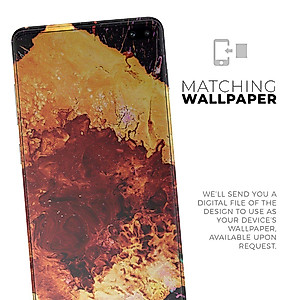 DesignSkinz Liquid Abstract Paint V18 Protective Vinyl Decal Wrap Skin Cover Compatible with The Samsung Galaxy S20 (Screen Trim & Back Glass Skin)