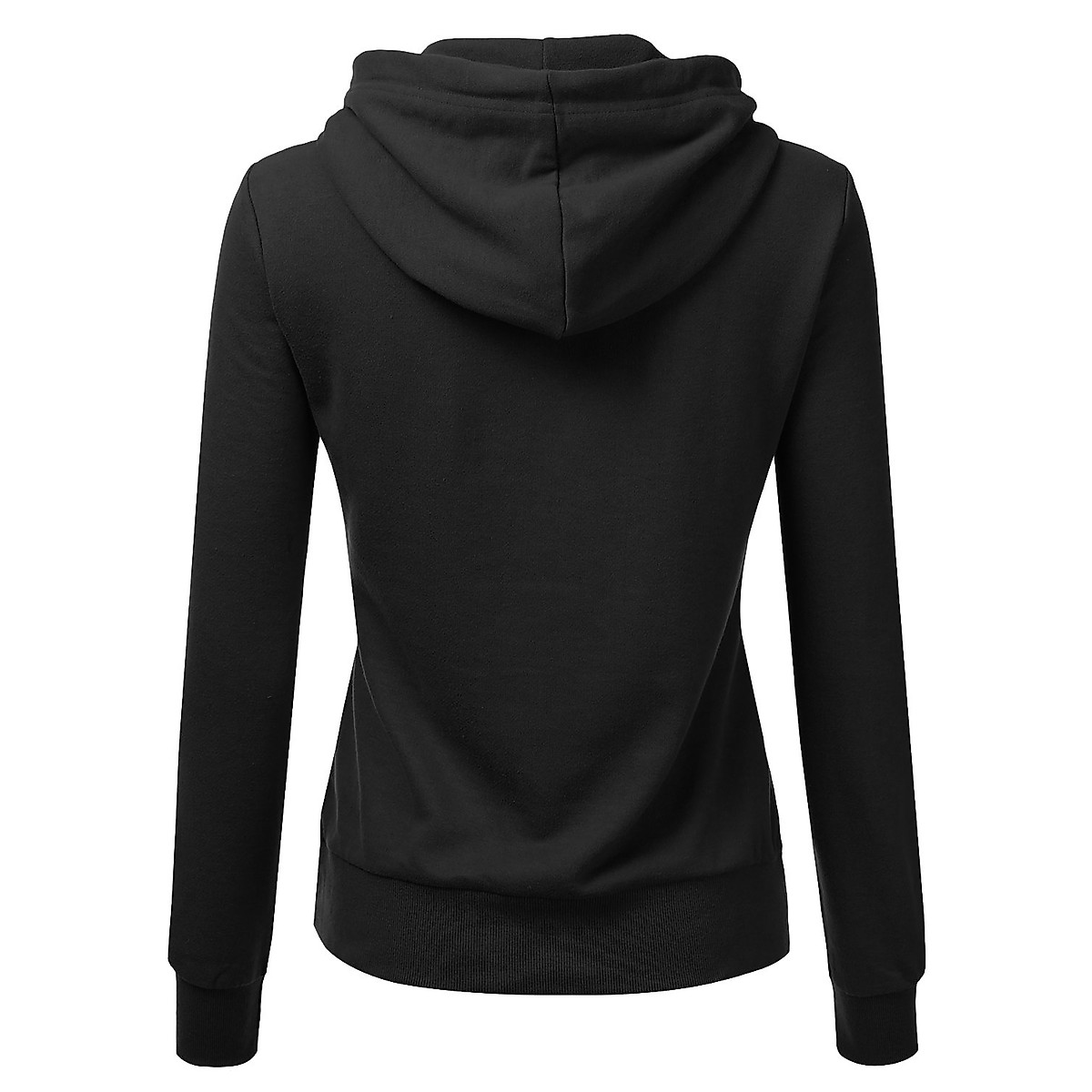 DOUBLJU Basic Lightweight Pullover Sweater Top Essential Comfy Casual Hoodie Sweatshirt for Womens Clothes with Plus Size