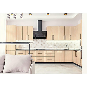 Heroad Brand Wood Contact Paper for Cabinets Natural Wood Grain Contact Paper Light Wood Wallpaper Peel and Stick Wallpaper Film Kitchen Cabinet Shelf Drawer Liner Mapel Vinyl Decorative 17.7”x78.7