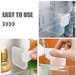 PRETYZOOM 12pcs Refrigerator Side Door Partition Daily Use Refrigerator Divider Drawer Food Partition Plate Household Refrigerator Divider Freezer Separator Freezer Supply Fridge Separator