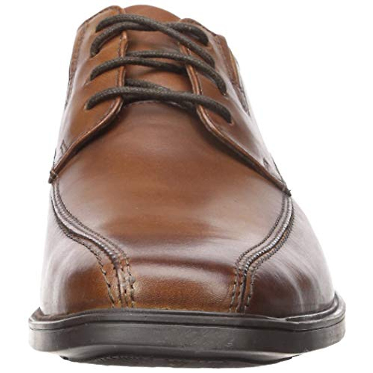 Clarks mens Tilden Walk Oxford, Dark Tan Leather, 11.5 Wide US