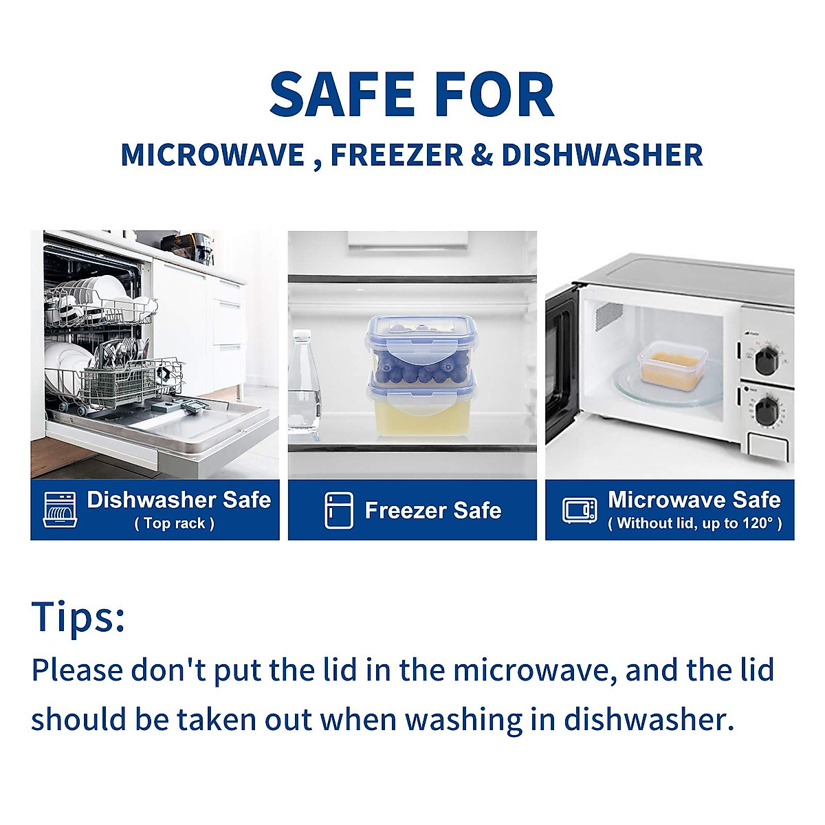 KIGI [4 PACK] 6.1OZ Small Plastic Food Storage Container Set Portion Control Mini Bento Box Leaf-proof To-go Container with Lids