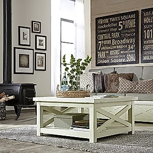 Seaside Lodge White Coffee Table by Home Styles