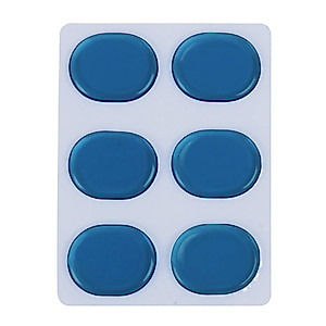 12 Pieces Drum Dampeners Drum Damper Gel Pads Drum Mute Silicone Drum Silencers for for Drums Tone Control Cymbals (Blue)
