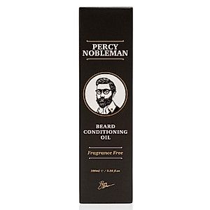 Percy Nobelman Beard Conditioning Oil, Signature Scented, 3.38 Ounce
