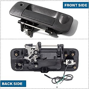 EWAY Tailgate Handle Backup Camera for Toyota Tundra 2007-2013 Reversing Camera Tailgate Liftgate Latch Handle with Rear View Camera Replacement Kit Replaces# 69090-0C051, 690900C051, 81214, TO1915119