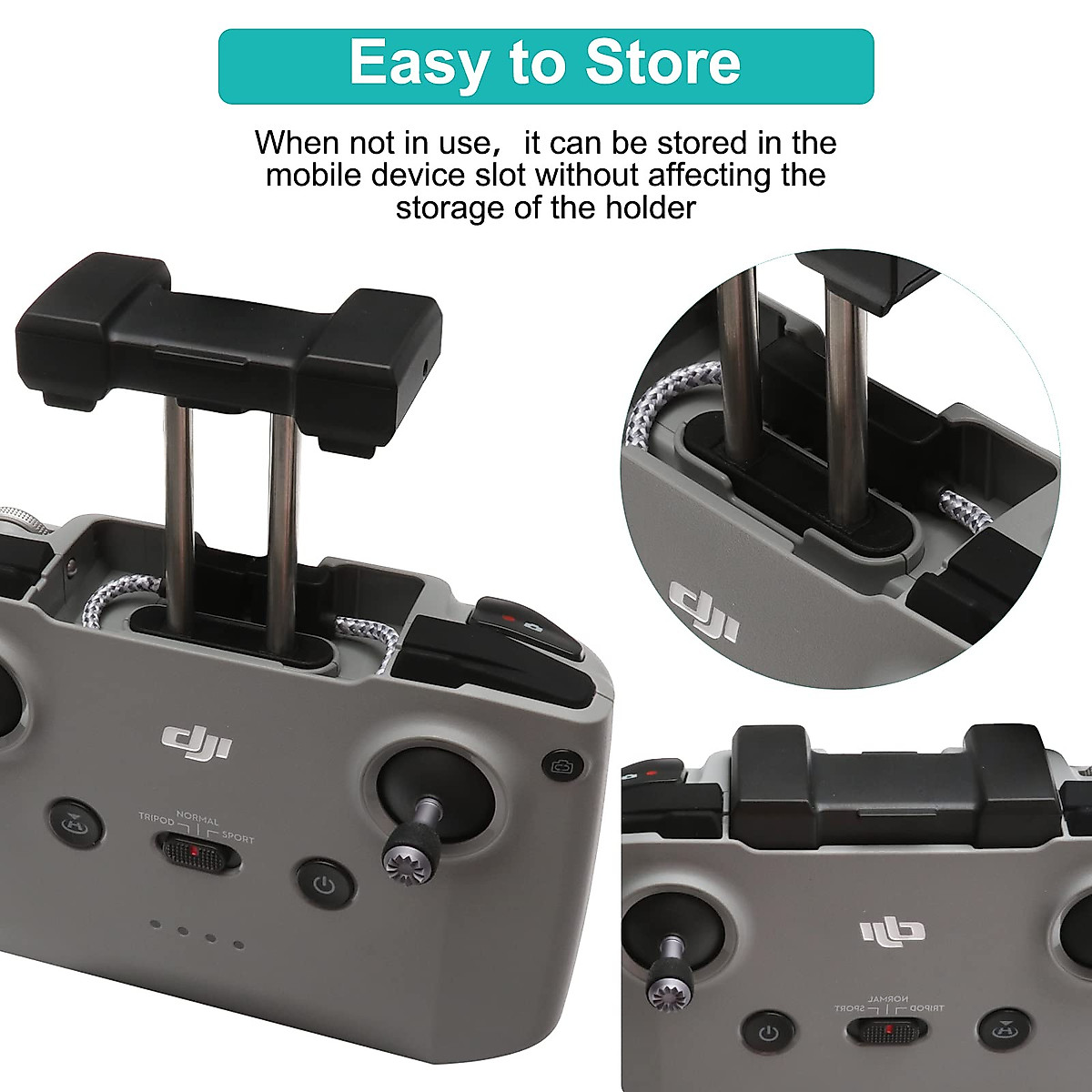 MTAKYI USB C-Lightning 0.5FT/15CM iPhone Charge+Data Remote Controller Cable,for DJI Mavic Air 2,Mavic Air 2S,Mavic Mini 2,Mavic 3,Drone Accessories Nylon Braided OTG Adapter (Apple/iOS Connector)