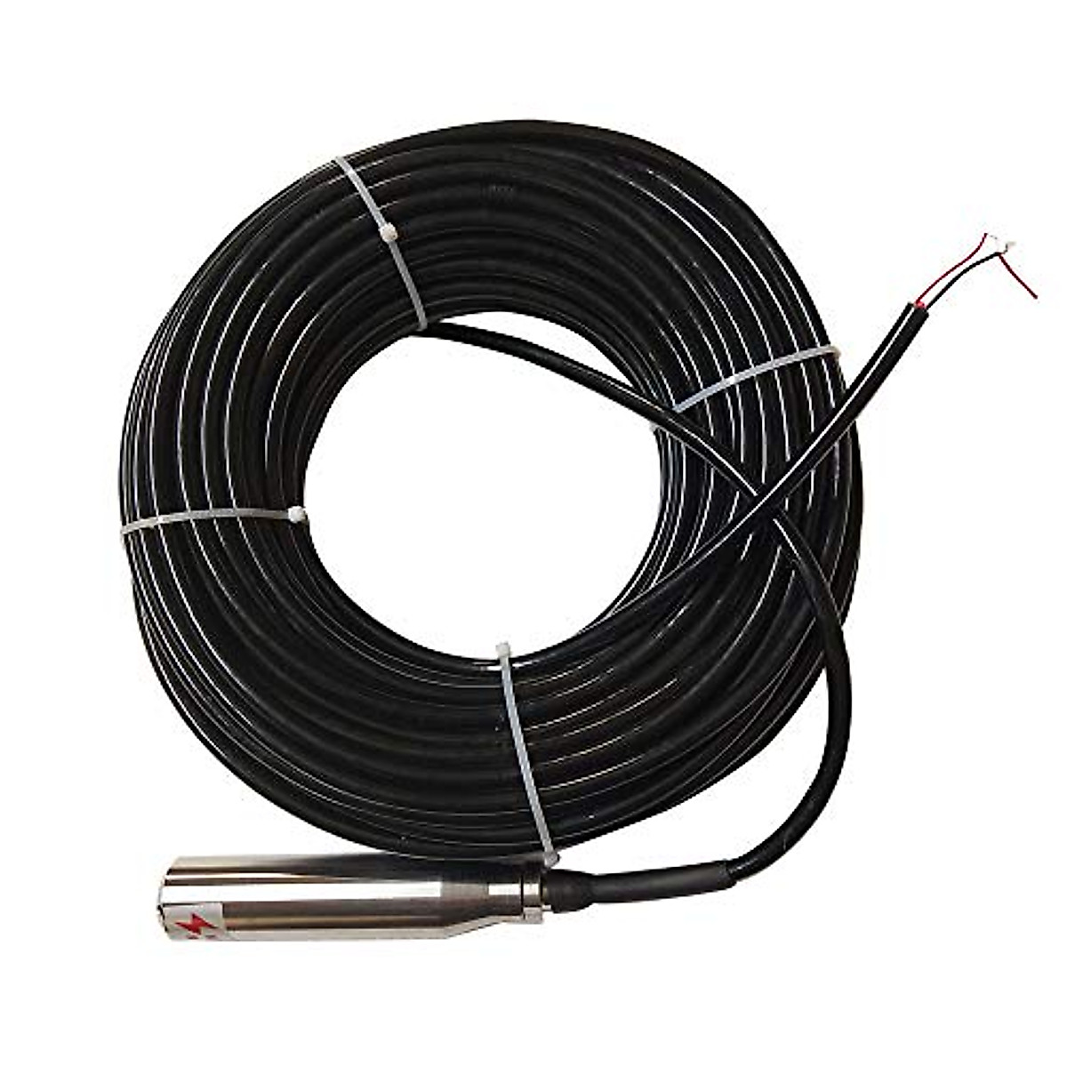 INTBUYING 4-20mA Smart Water Level Sensor Submersible Liquid Level Transmitter Water Level Sensor Pressure Transducer 24-36VDC Power Supply (30m Pressure Range, 98ft Cable)