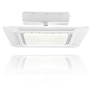 180W LED Canopy Gas Station Light, 5700K Surface Mount LED Carport Ceiling Light (700W HID/HPS Replacement) 25200LM Commercial Canopy Ceiling Lighting, IP65 Waterproof 120-277V DLC UL Listed
