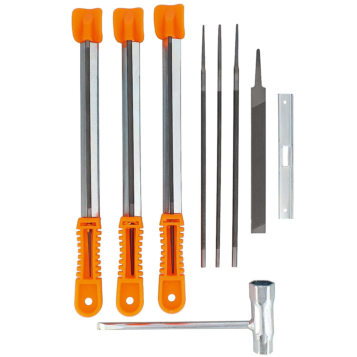 Felled Soft-Sided Chainsaw Carrying Case 18 Inch to 14 Inch and Chainsaw Sharpening Kit File Set, Guide Set, Depth Gauge