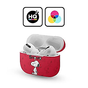 Head Case Designs Officially Licensed Peanuts Snoopy Character Fun Vinyl Sticker Skin Decal Cover Compatible with Apple AirPods Pro