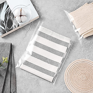 Nistar 200 Count 9x 12Inch Self Seal Clear Cello Cellophane Bags Resealable Plastic Apparel Bags Perfect for Packaging Clothing, T-Shirt, Brochure, Photo, Prints, Envelopes Pictures, Handicraft Gift