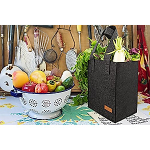 6 Bottle Wine Carrier Tote Reusable Grocery Bags for Travel, Camping and Picnic, Perfect Wine Lover Gift