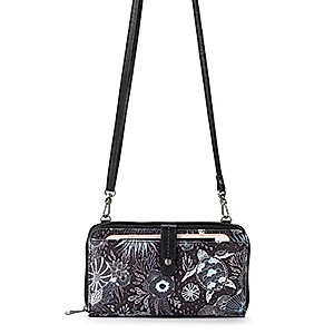Sakroots womens Eco-twill Large Smartphone Crossbody Bag in Convertible Purse with Detachable Wristlet Strap Inclu, Midnight Seascape, One Size US