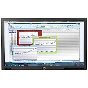 HP L5U12A8#ABA ProDisplay P222va 21.5'' LED-Backlit LCD Monitor, Black