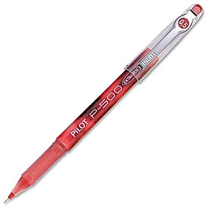 Pilot Precise P-500 Gel Rolling Ball Pen, Extra Fine 10 Pens (Red)