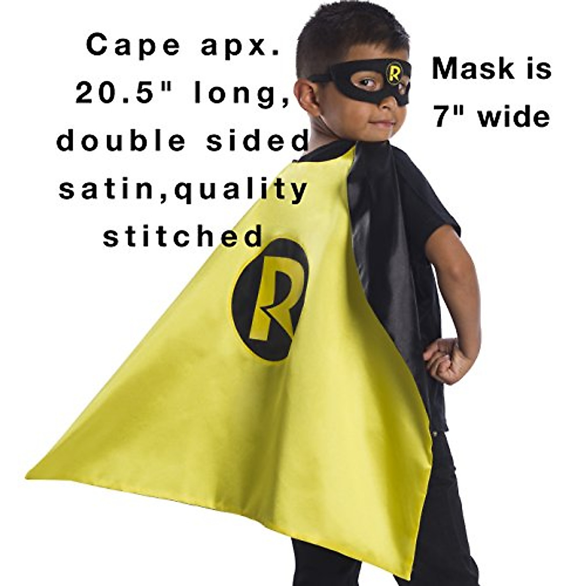 Rubies Super Hero Cape Set AMAZON EXCLUSIVE Officially licensed DC Comics Assortment 4 Capes, 3 Masks, and 1 Chest Piece, One Size