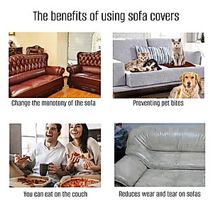 Dolphin Stretch Sofa Slipcovers, Blue Ocean 3D Printed Covers Sofa 1 2 3 4 Seater, Sofa Furniture Protector Cover with 2 Free 45 * 45cm Sofa Pillow Covers