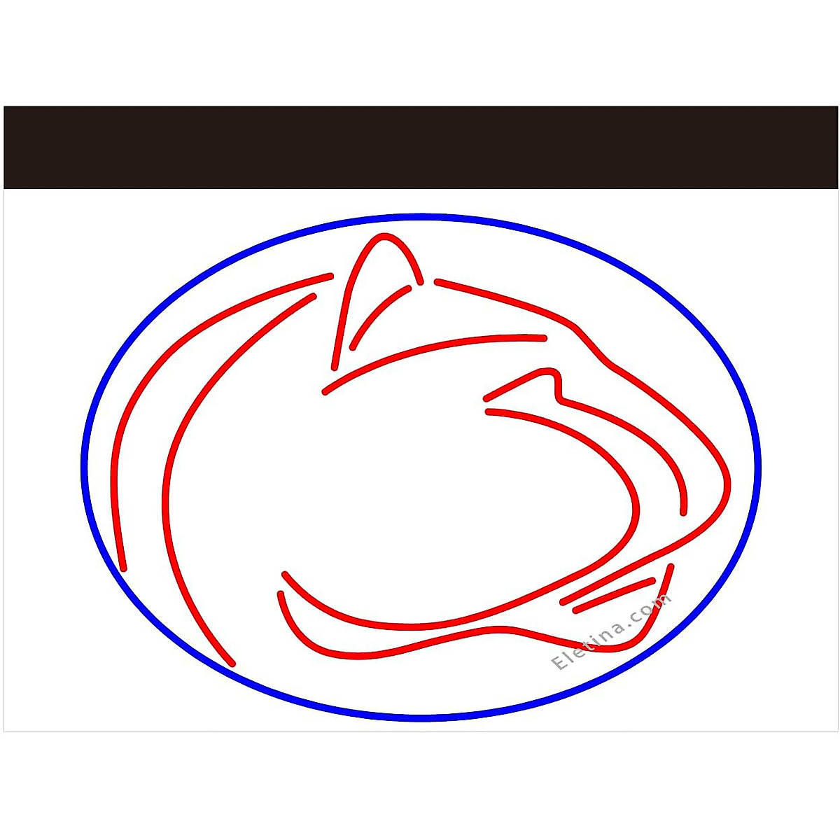 Bar Neon Light Sign Penn State Nittany Lions,ncaa -like Led Lamp Neon Signs For Wall Decor