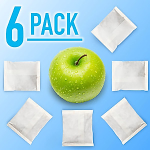 Impresa 6-Pack of FreshFlow Equivalent to P1KC6R1 / W10346771A Compatible Replacement Produce Preserver Packets