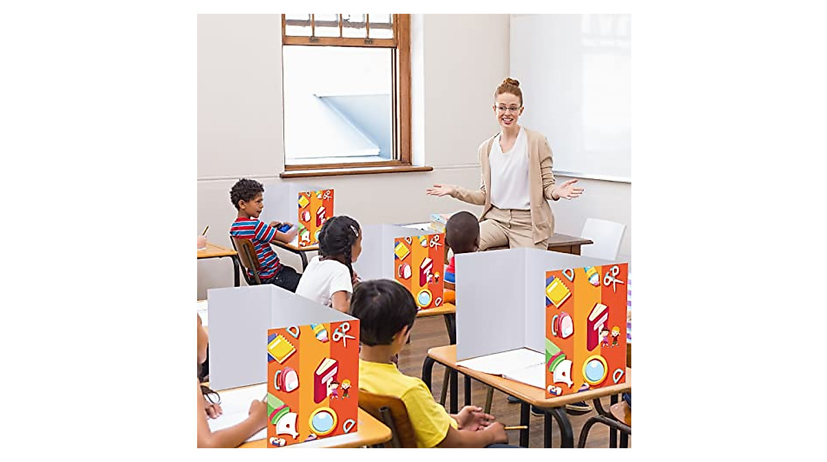 12 Pcs Classroom Privacy Boards for Exams and Study