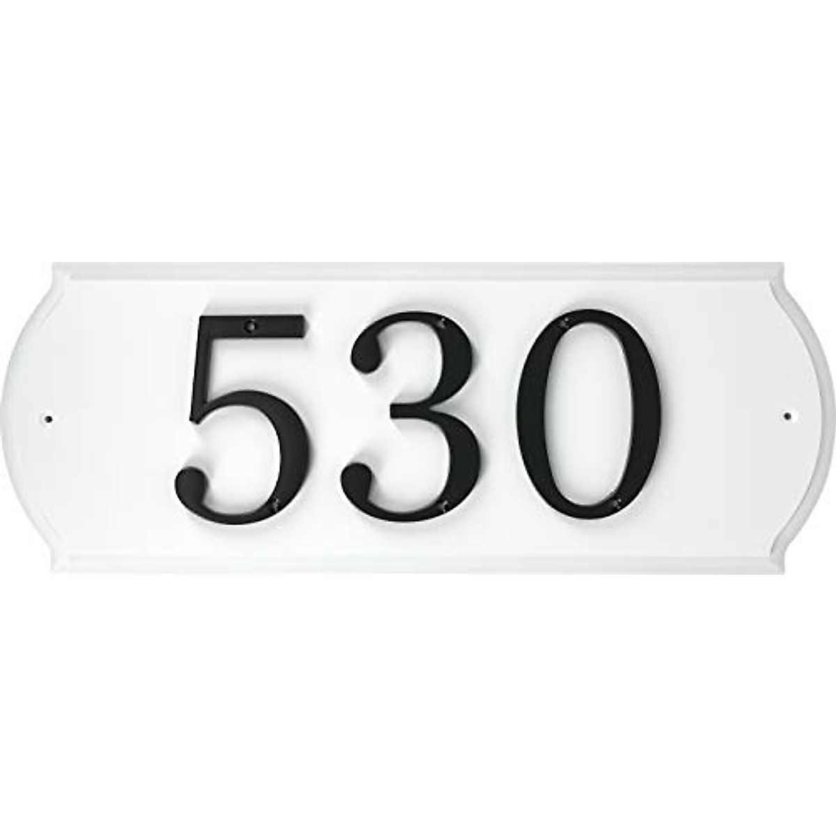 Distinctions 843149 Black Flush-Mount 4-Inch House Number 9
