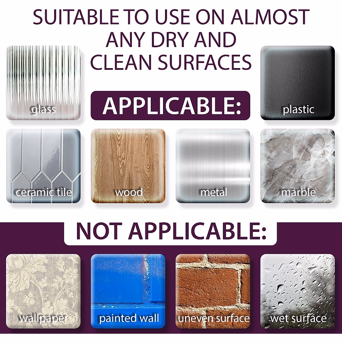 GreenFix Transparent Sticky Dots 120PCs - Acrylic Double Sided Mounting Putty - Removable Non-Marking for Wall, Window, Car