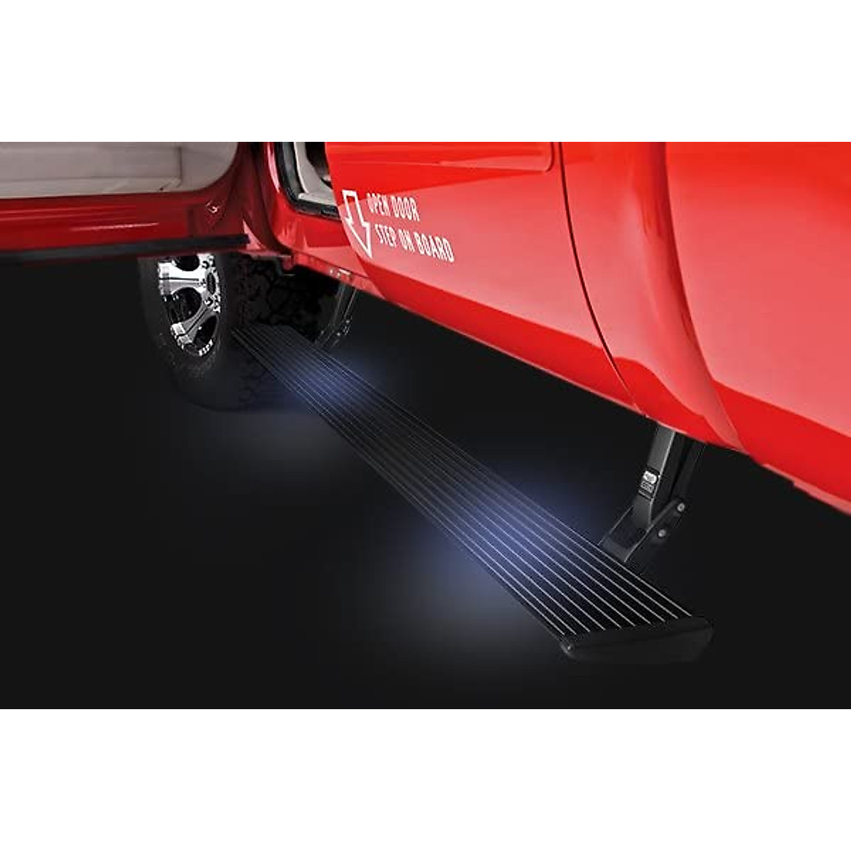 AMP Research RealTruck PowerStep Plug-N-Play | Fits 2017 - 2019 Ford F-250/F-350/F-450 Super Duty | 76235-01A | Ergonomic, Rust-Proof Aluminum, True Flush Mount