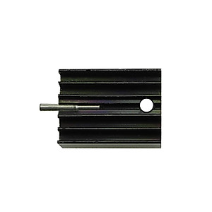 JCBIZ 12pcs TO220 Black Aluminum Heat Sink Transistor Radiator or TO220 Cooler Cooling