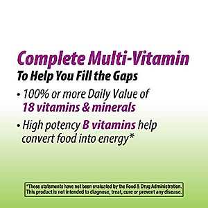 Nature's Way Alive! Garden Goodness Multivitamin for Women, High Potency B-Vitamins to Support Cellular Energy*, 1 Serving Veggies & Fruits**, 60 Tablets