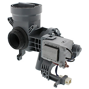 Drain Pump W10425238, AP6023357, PS11756700, W10605427 Washing Machine Drain Pump Compatible with Whirlpool, Amana, and Crosley (Fits Models: 7MW, NFW, WFW, CFW And More)