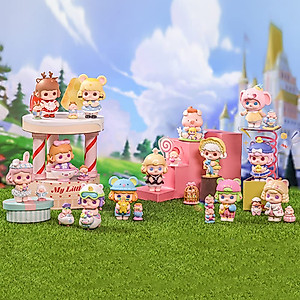 POP MART Minico My Little Princess Series 12PC Exclusive Action Figure Box Toy Bulk Box Popular Collectible Art Toy Cute Figure Creative Gift, for Christmas Birthday Party Holiday