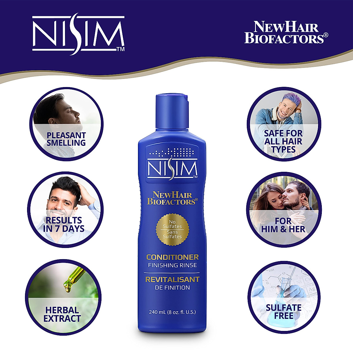 NISIM - Finishing Rinse Conditioner, 8 oz