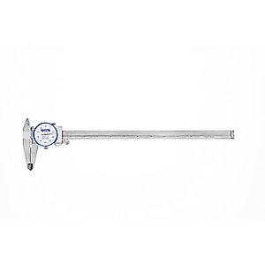 Fowler 52-008-712-0, Premium Dial Caliper With 0-12" Measuring Range (White)