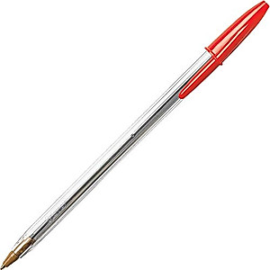 Bic Cristal Xtra-Smooth Ball Pen - 10 plus 2 Bonus Pack (12 count) - Red Medium Point Ballpoint Pen