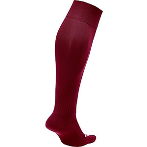 Unisex Nike Classic II Cushion Over-the-Calf Football Sock, Team Red/White, Medium